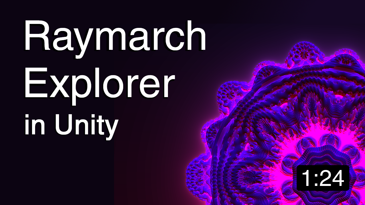 GitHub - joebinns/raymarch-explorer-unity: Real-time 3D fractal explorer in Unity.